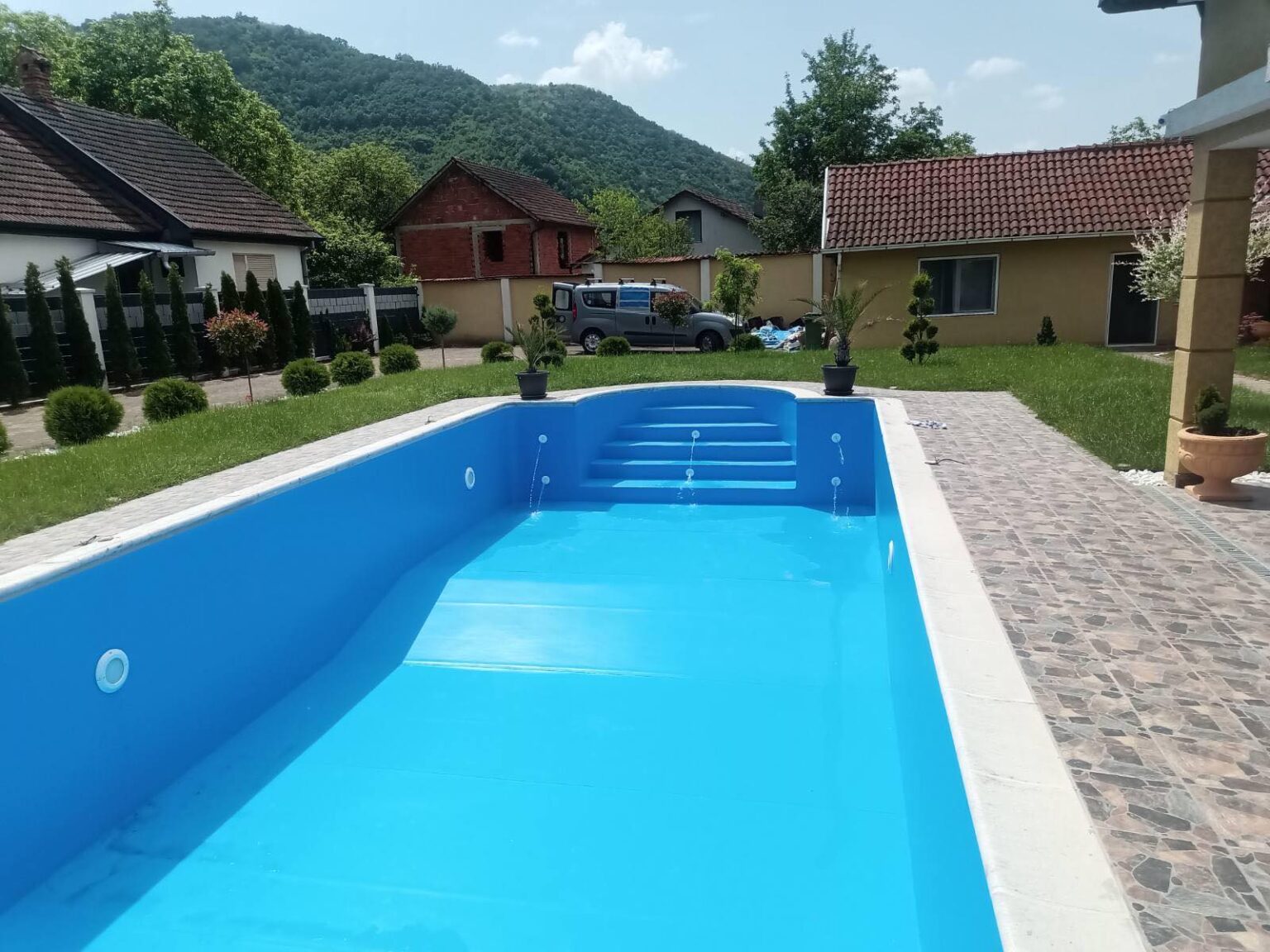 Lajner Nero plavi 25x 1,8m - IzgradnjaBazena.rs